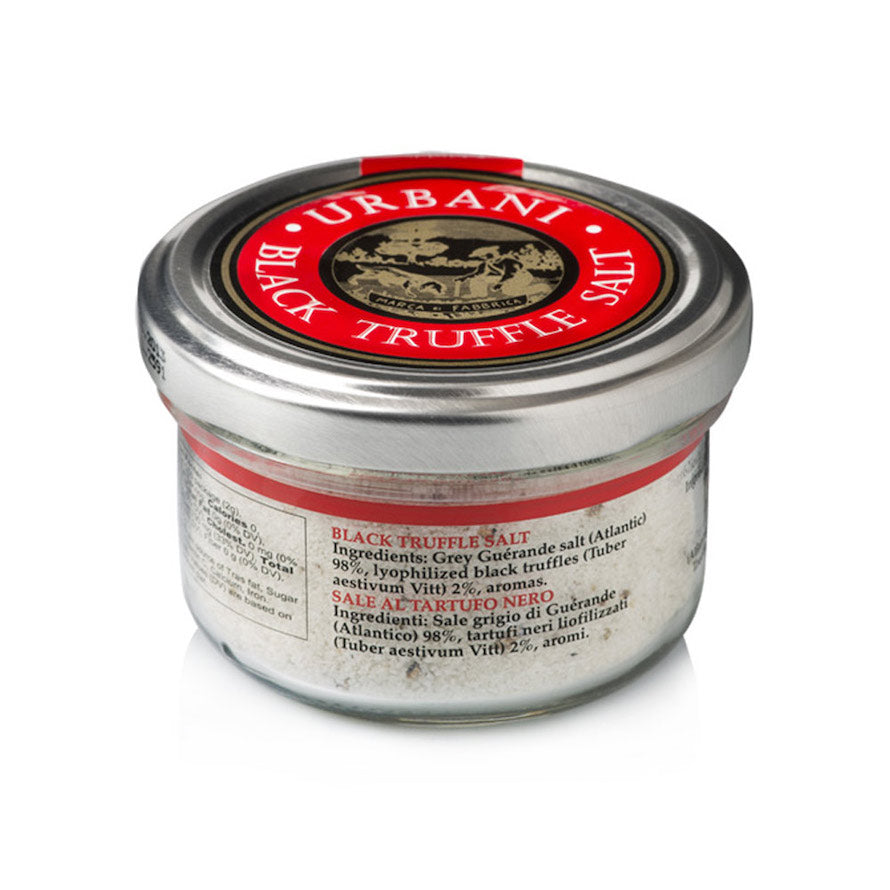 Urbani Black Truffle Salt – Gourmet Finishing Salt for Food Lovers
